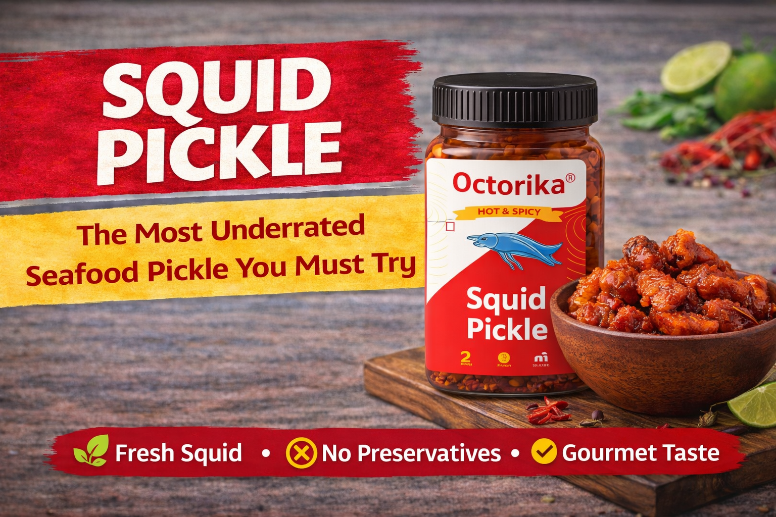 Octorika Squid Pickle – The Most Underrated Seafood Pickle You Must Tr