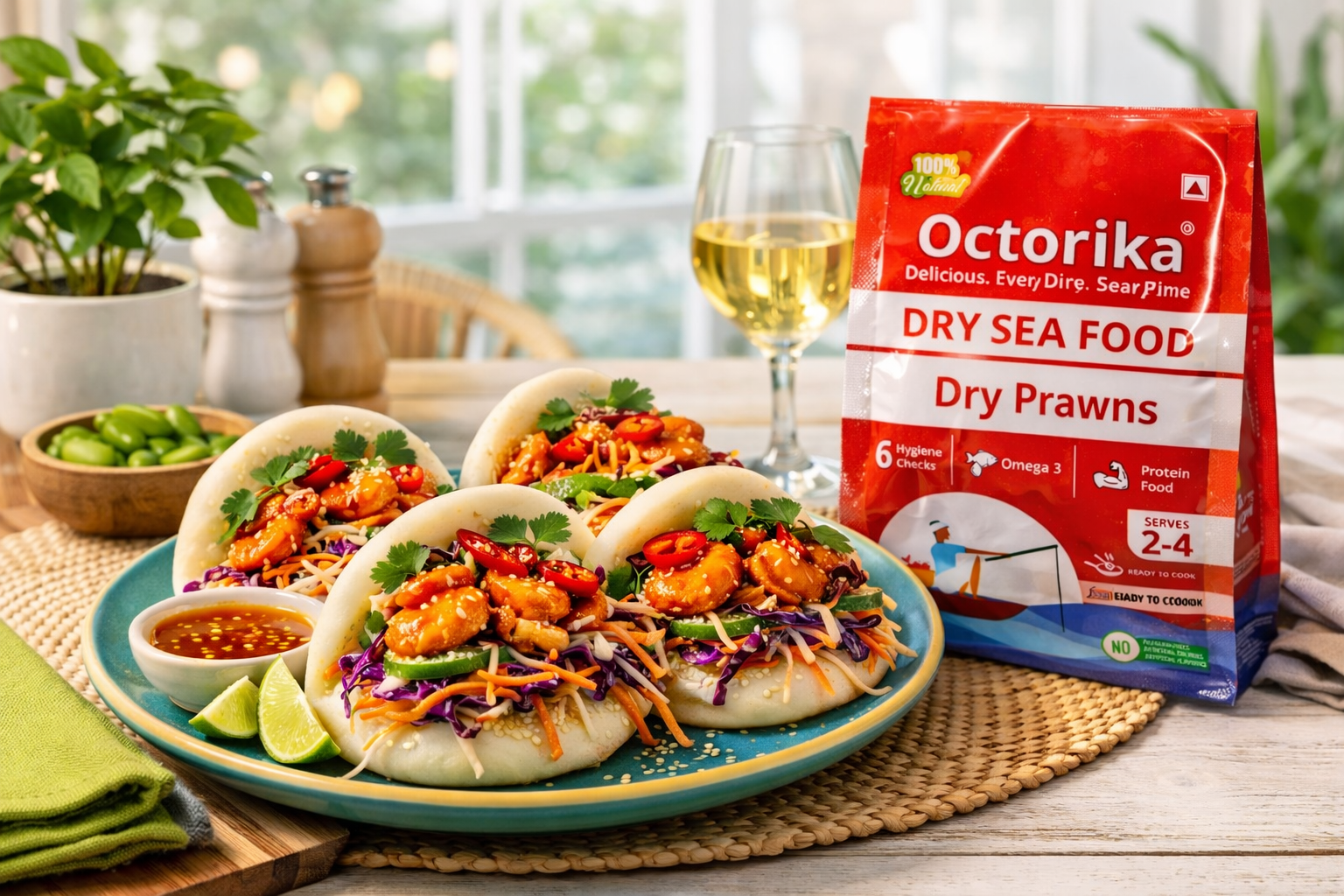 Dry Prawns Bao Buns – A Soft, Spicy & Irresistible Fusion Delight ...